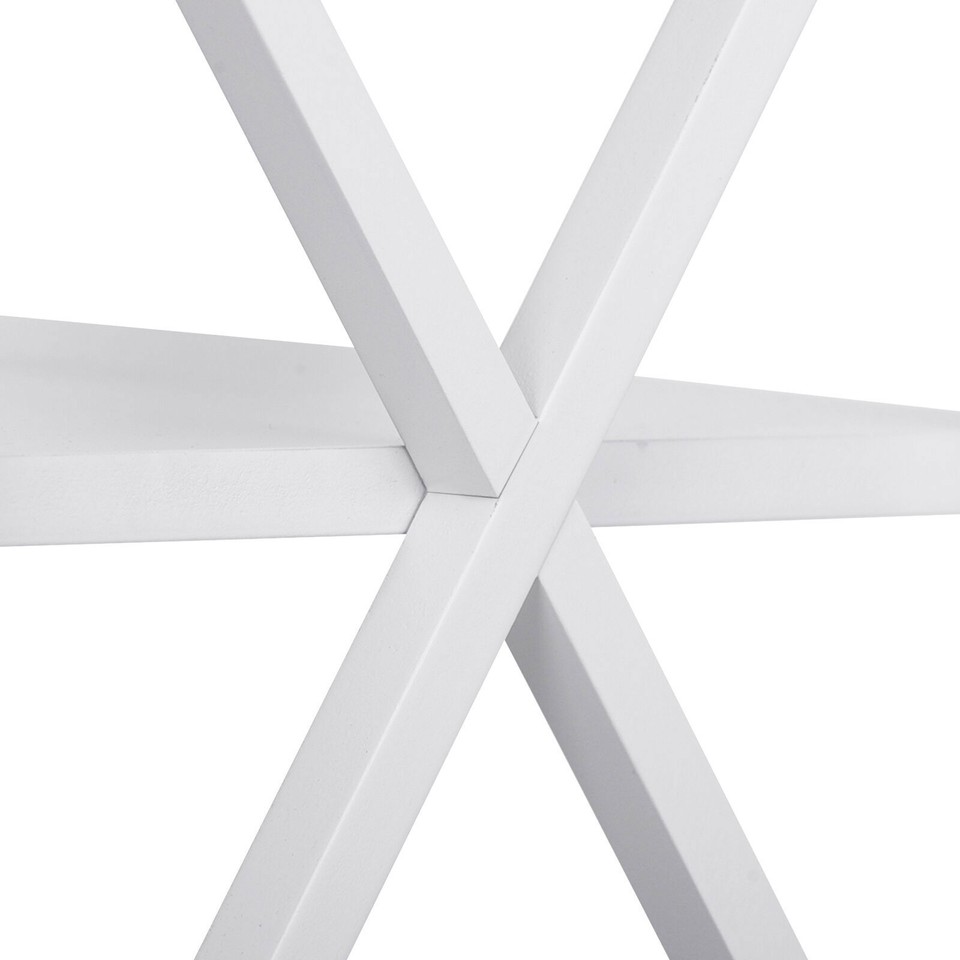 Set of 2 24 Inch Square End Table X-Design Sofa Side Table Accent ...