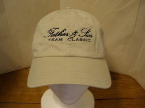 Father & Son Team Classic Golf Baseball Hat Cap PGA Tour Superstore Tan ...