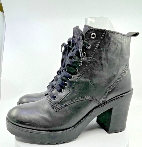 Steve Madden Y2K Women's 9.5 High Heal Laced Up Grunge Goth Military ...