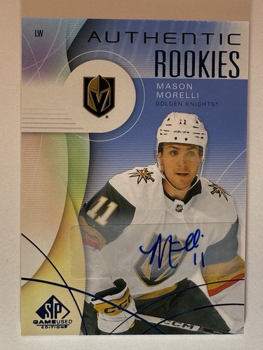 2024-25 Upper Deck Sp Game Used - Authentic Rookies Mason Morelli #212 ...