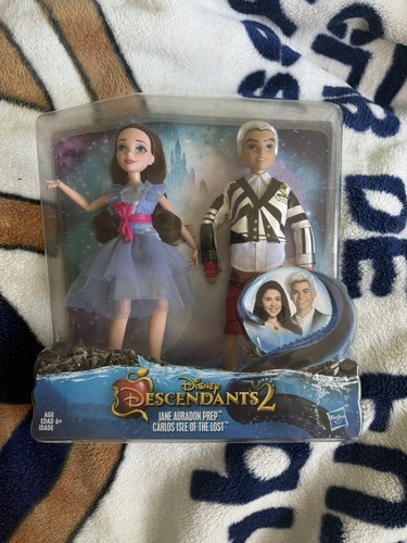 Disney Descendants 2 - Twin Pack - Jane Auradon Prep & Carlos Isle Of ...