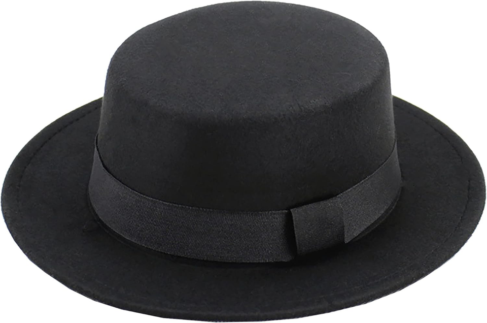 Wide Brim Classic Fedora Hat for Men & Women - Adjustable Panama Dress ...