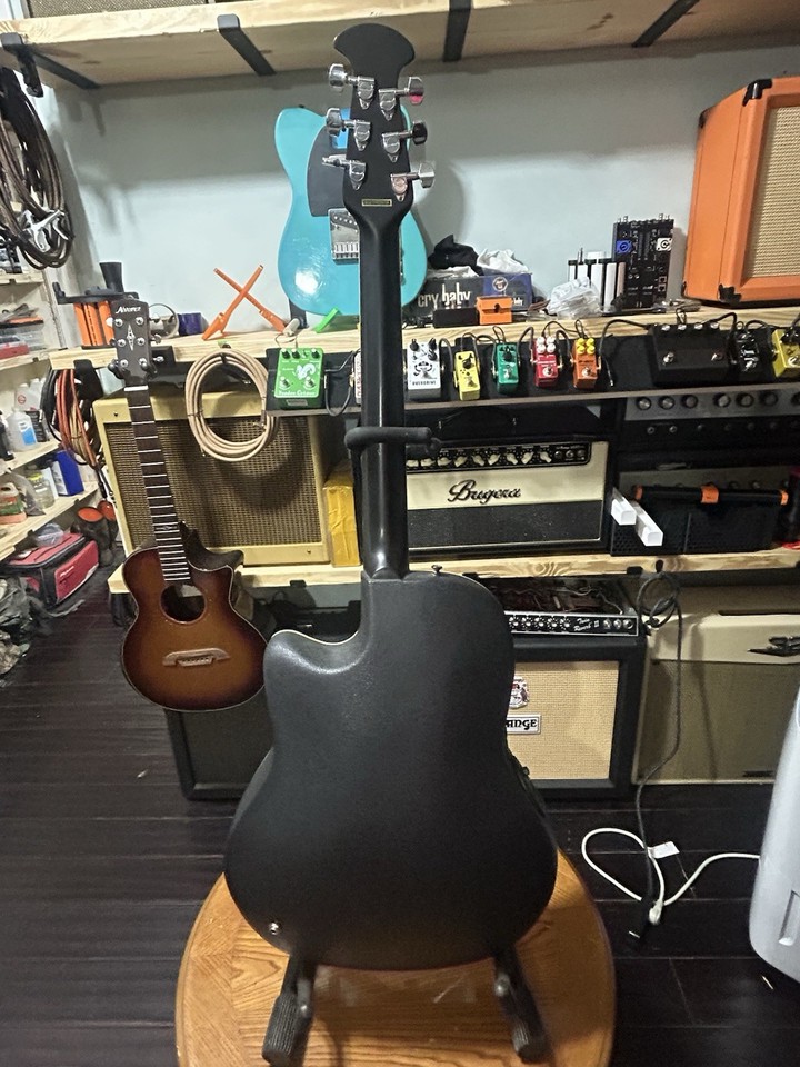Ovation AE128 Applause Super Shallow Acoustic-Electric Guitar with Soft ...