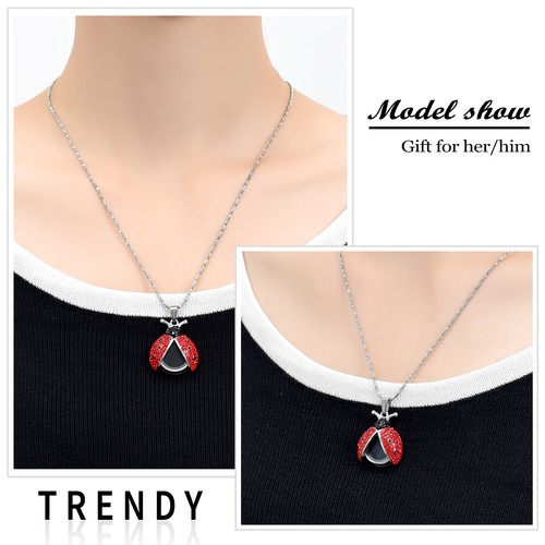 Cremation Jewelry Flying Ladybug Urn Necklace for Ashes Urn Keepsake ...