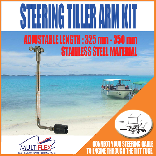 MULTIFLEX Boat Marine Water Ski - Tiller Steering Link Arm Kit - MARINE ...