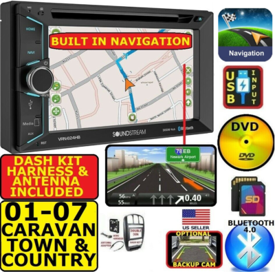 01-07 CARAVAN TOWN & COUNTRY BLUETOOTH GPS NAVIGATION CD DVD Car Radio ...