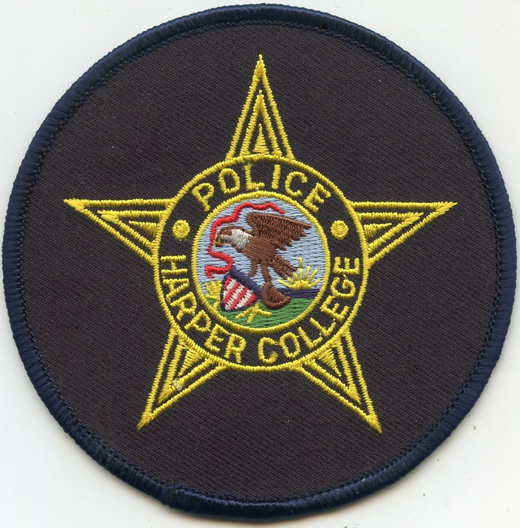 HARPER COLLEGE ILLINOIS IL round POLICE PATCH | eBay