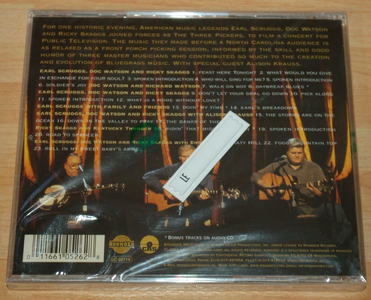 Earl Scruggs / Doc Watson / Ricky Skaggs - The Three Pickers- Sealed ...