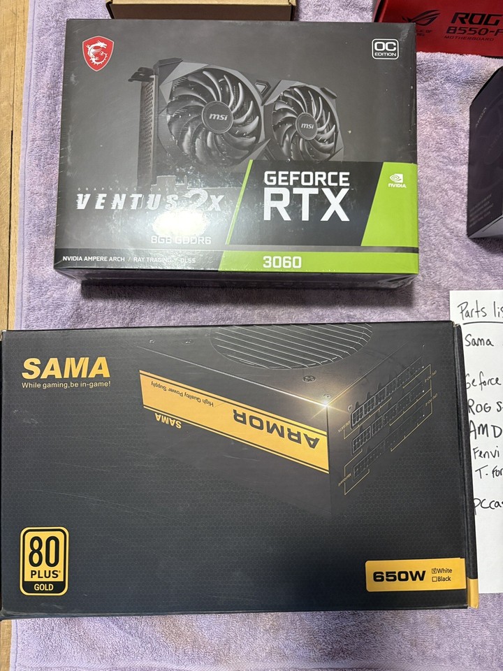 Gaming PC Parts | New & Open Box | CPU, Case, RAM, Motherboard, Etc ...