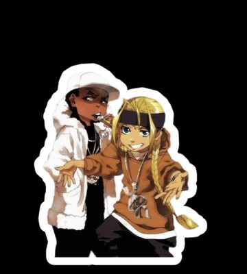 Boondocks Anime 3.5 inch sticker cartoon Vinyl Bumper sticker indoor ...