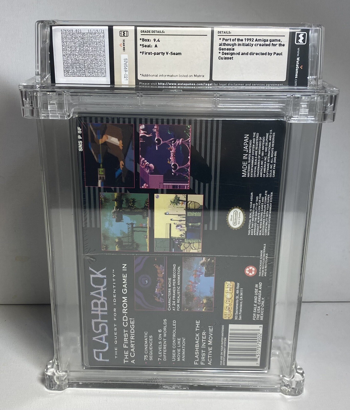 Flashback: The Quest for Identity (Super Nintendo Entertainment System ...