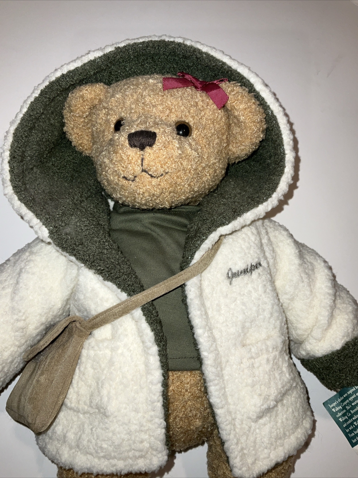 VTG WALKING CO JUNIPER Jointed Stuffed 18” Teddy Bear Limited Edition ...