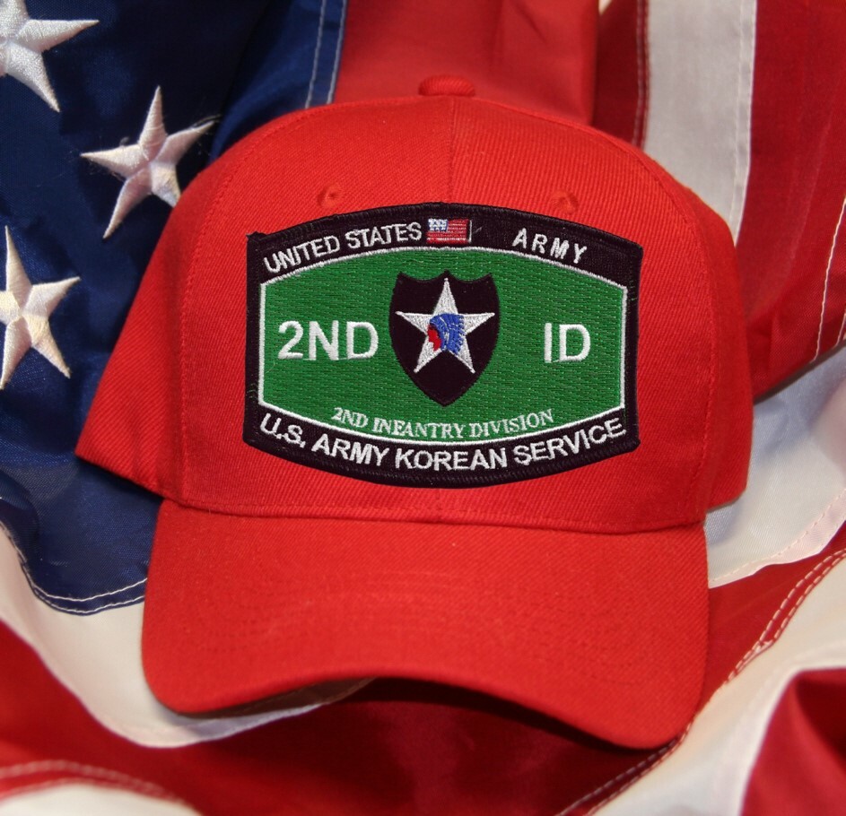 2ND INFANTRY DIVISION HAT PATCH CAP ID KOREAN SERVICE KOREA PIN UP US ...