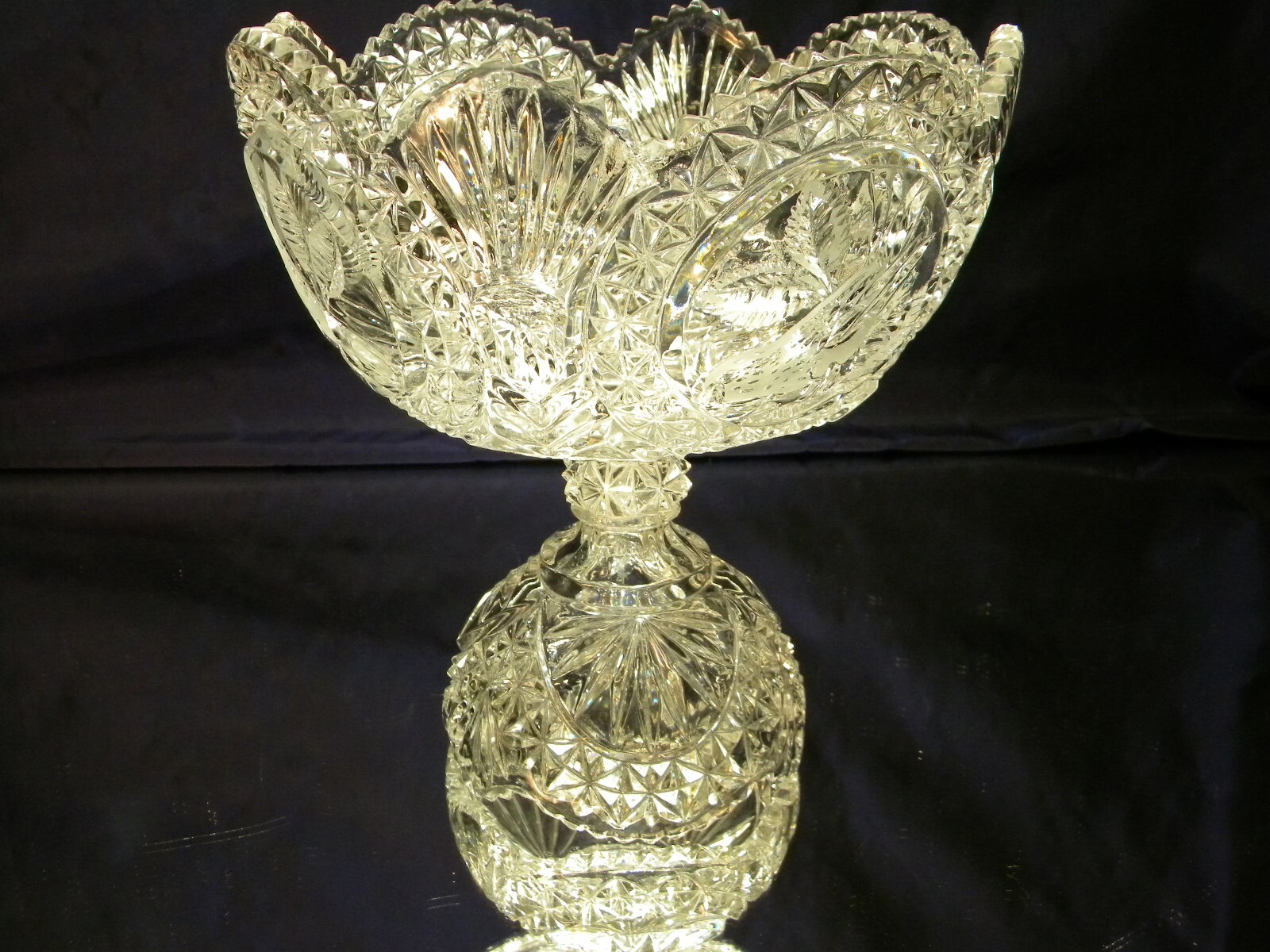 Hofbauer Germany "Byrdes Collection" Crystal Birds Compote Pedestal ...