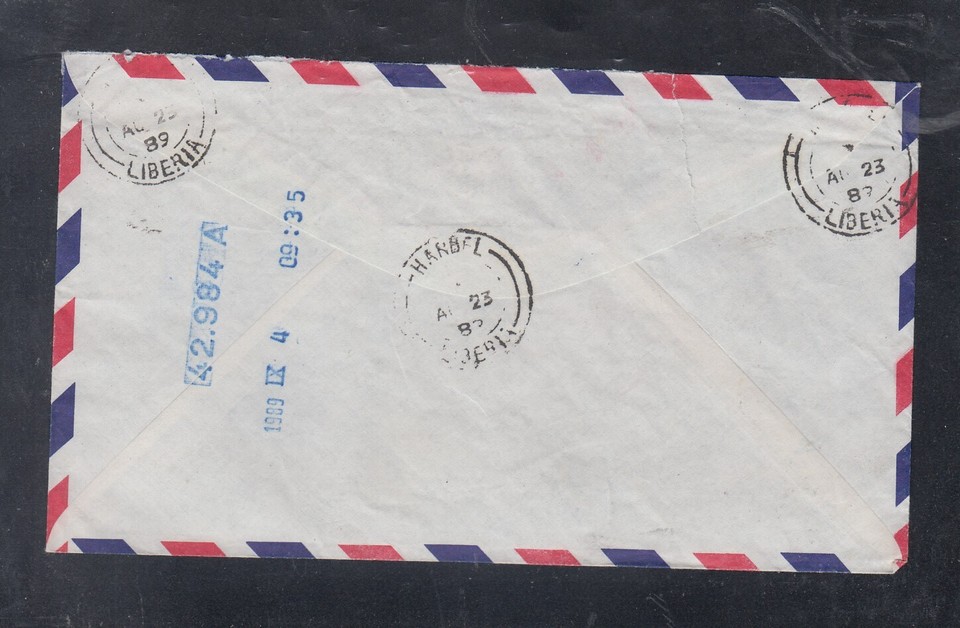 Liberia # 1095 Cover to Finland - Olympics Yachting 2 (Harbel) | eBay
