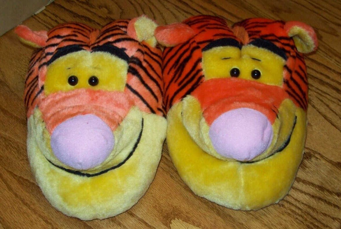 Vintage Disney Winnie the Pooh TIGGER PLUSH SLIPPERS … - Gem