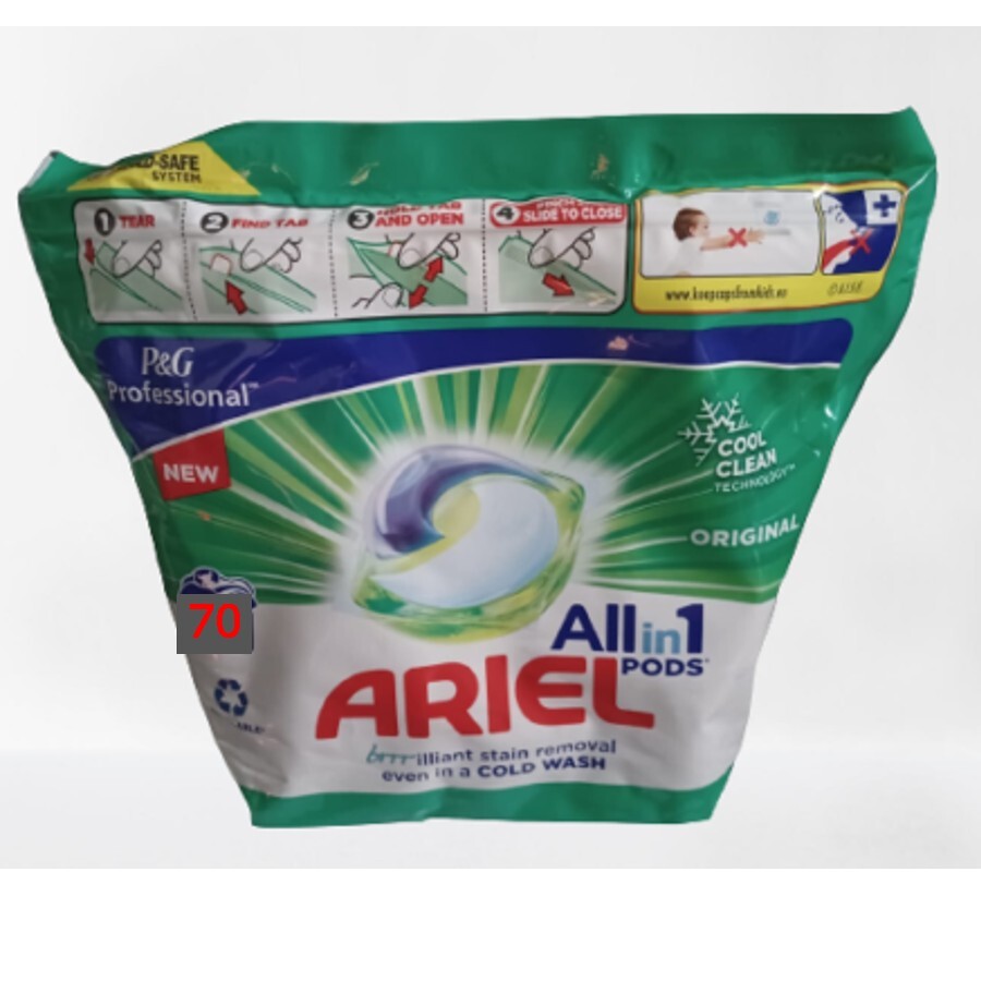 Ariel All in 1 PODS Regular Washing Capsules Liquitabs 140 or 70 pods ...