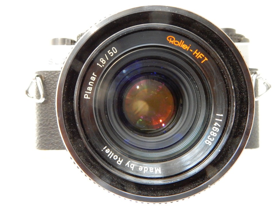 ROLLEIFLEX SL 35 E 35mm SLR CAMERA W/PLANAR HTF 50mm 1.8 LENS 9++ (Self ...