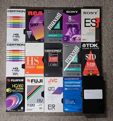 Lot of 15 Random VHS Tapes Used 1980s 1990s 2000s | eBay