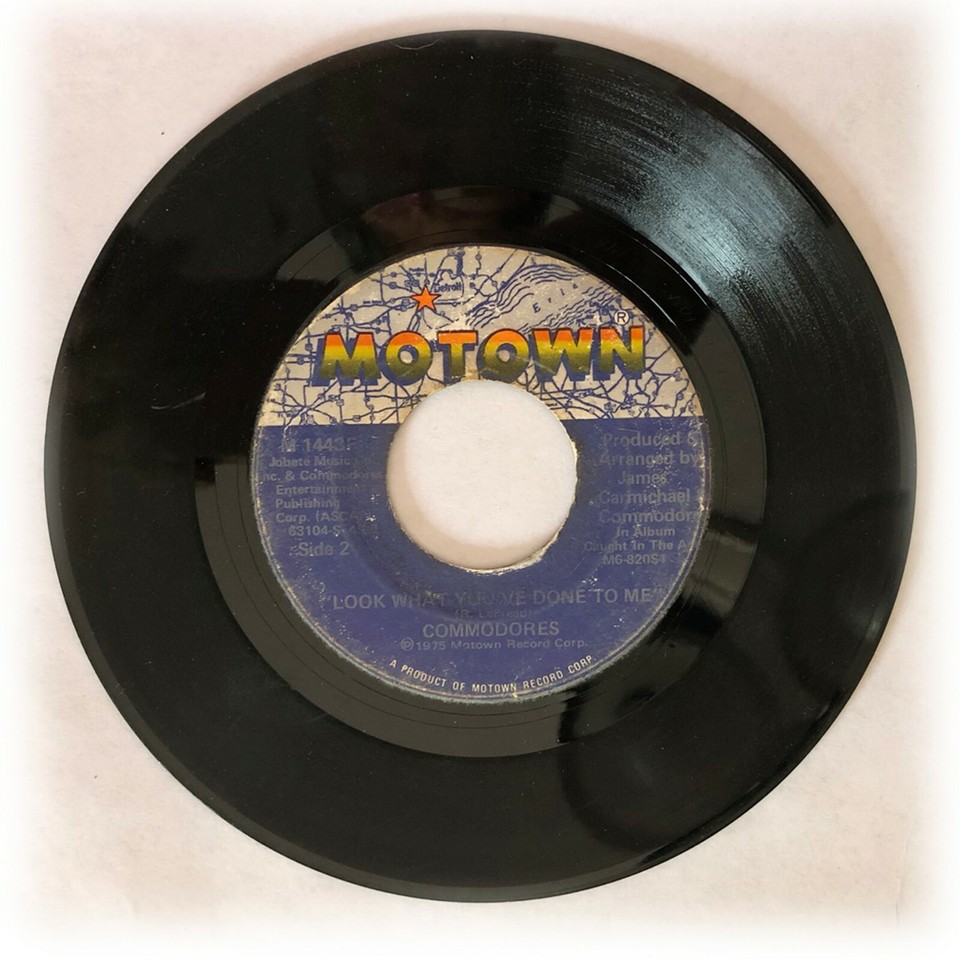 THE COMMODORES 45 RPM Three Times a Lady / Look What You've Done Motown ...