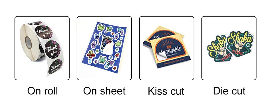 50/100/200/500 Custom Die Cut Gold Metallic Vinyl Stickers Personalized ...