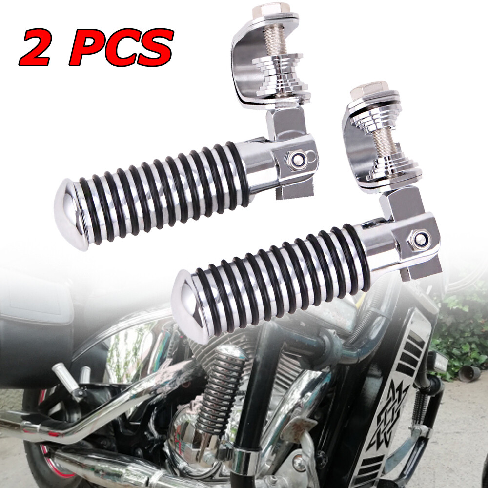 Motorcycle Highway Foot Pegs Footrest For Harley Chopper Bobber Custom ...