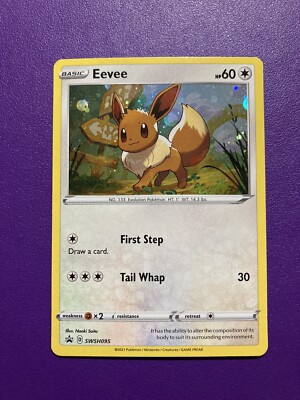 Pokémon TCG Eevee SWSH Black Star Promos SWSH095 Holo Promo | eBay