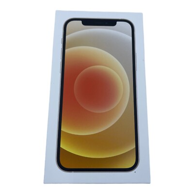 iPhone 12 Box White -64GB - Included Paper & Sim Pin - NO Phone | eBay