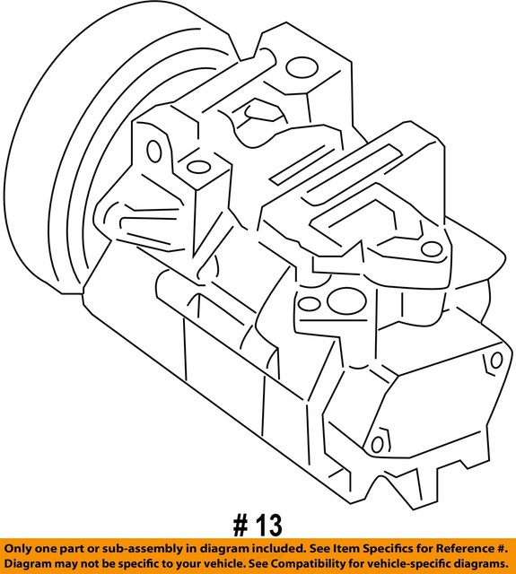 Genuine Nissan OEM 92600-3ta6b Compressor ASSY 926003TA6B for sale ...