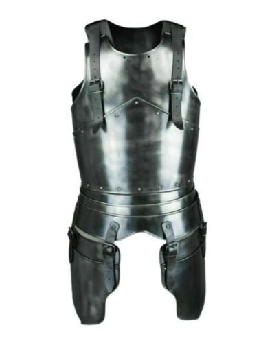 Medieval Half Body Armor Cuirass Pauldrons Gorget Full Hand Guard ...