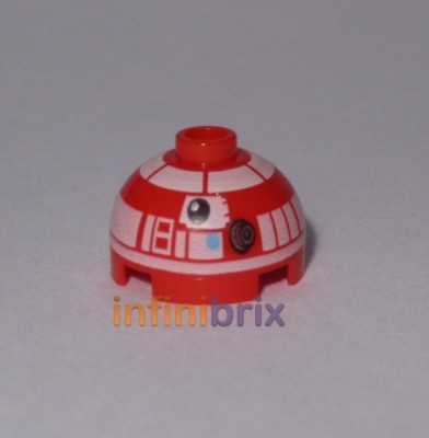 Lego R3-T2 Droid Head piece from set 75198 for Star Wars Astromech ...