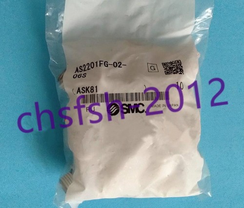 1 PCS NEW IN BOX SMC Gas fittings Speed control valve AS2201FG-02-06S ...