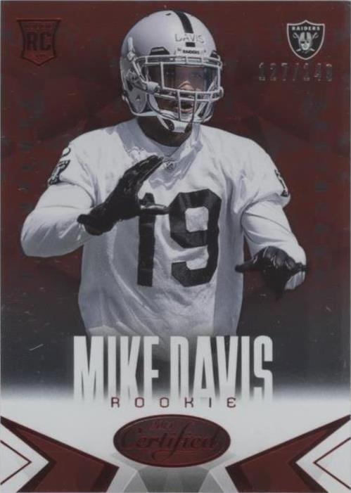 2014 Panini Certified - Mike Davis #153 Red Camo /149 (RC) for sale ...