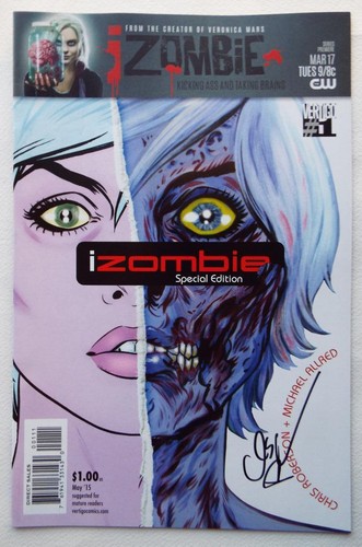 Neuf " 2017 Signé Chris Roberson Izombie #1 Édition Spéciale | eBay