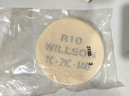 Willson 14180002 Dust Mist Filters NOS TC-21C-140 For R10 Respirator 4 ...
