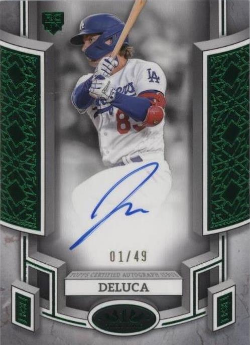 2024 Topps Tier One - Breakout Autographs Jonny Deluca #BOA-JDE Green ...