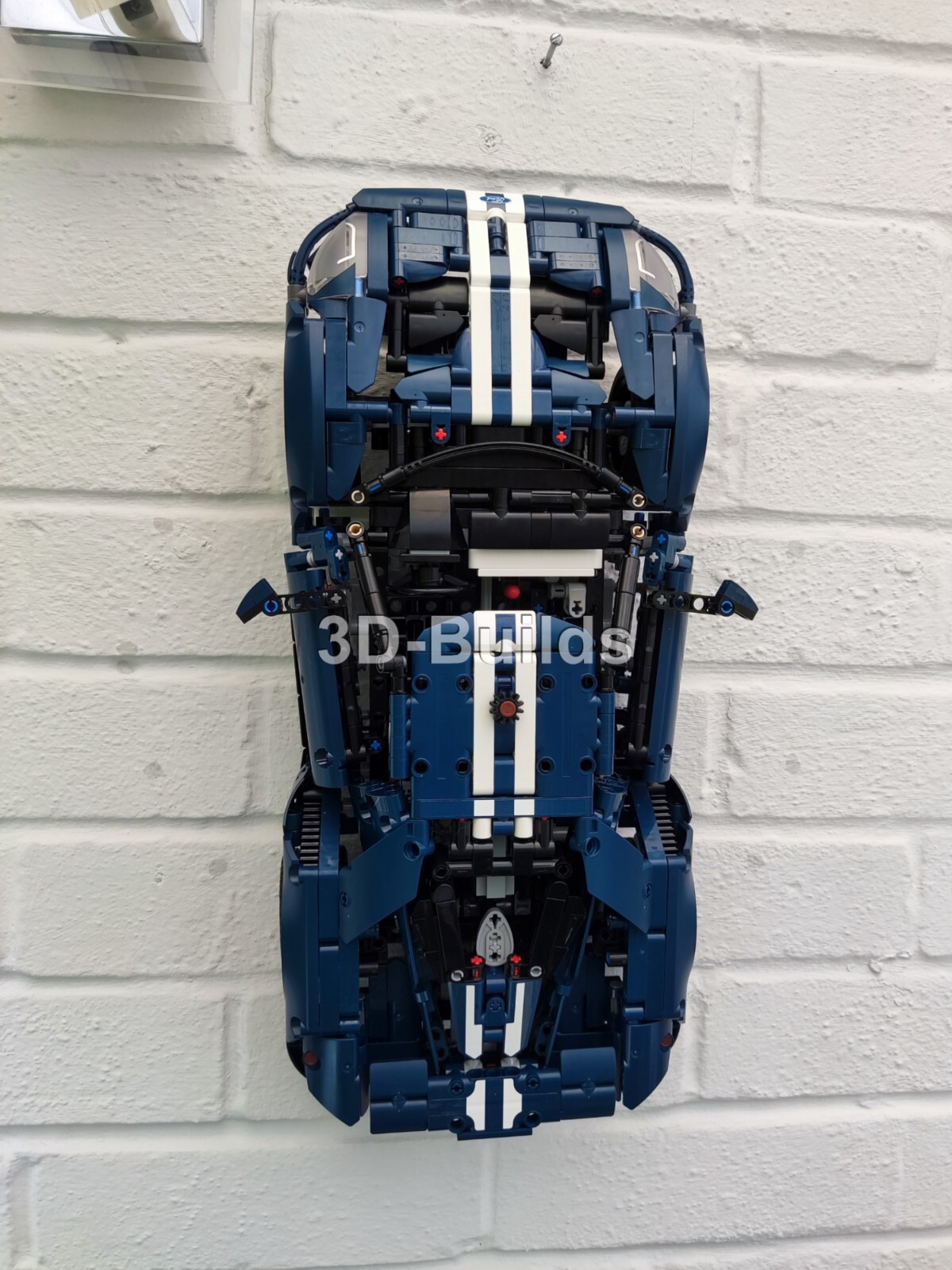 Wall mount LEGO Technic Cars GT Merc Porsche Sian Bugatti Ferrari F1 ...