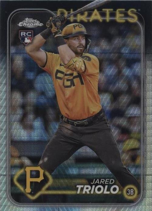 2024 Topps Chrome - Jared Triolo #79 Prism Refractor (RC) for sale ...