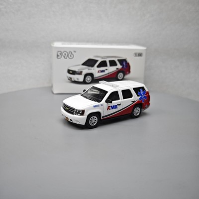 596 1/64 Chevrolet Tahoe AMR Ambulance Emergency Model Car Diecast ...