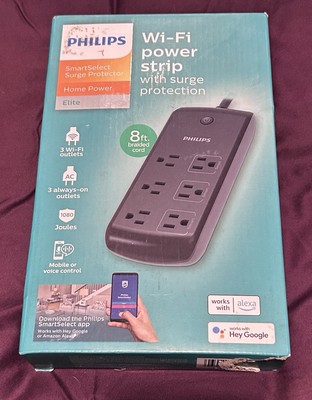 Philips Wi-Fi Power Strip with Surge Protection Home Power Elite ...