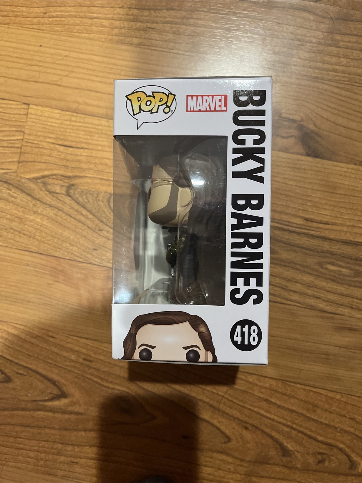Funko Pop! Vinyl: Marvel - Bucky Barnes (w/ weapon) #418 889698357753 ...