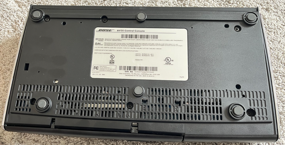 Bose lifestyle v35 console, does not switch on reliably, no visible ...