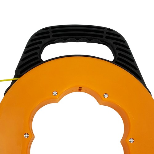 3mm 30m Fiberglass Fish Tape Push Pull Line Duct Rod Wire Cable Reel ...