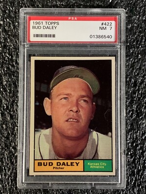 1961 Topps Baseball #422 Bud Daley PSA 7 | eBay