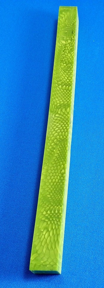 1 JUMA ® GREEN MAMBA PEN BLANK .750" x .750" x 6" TURNING SQUARE & E ...