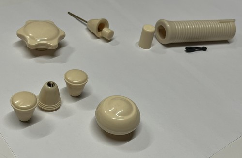 VW BUG /BEETLE 8 PC DASH KNOB SET, ALL MATCHING IVORY COLOR T-1 62-67 ...