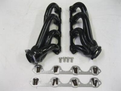 Small Block Ford 289 302 351W Windsor Black Shorty Exhaust Headers ...