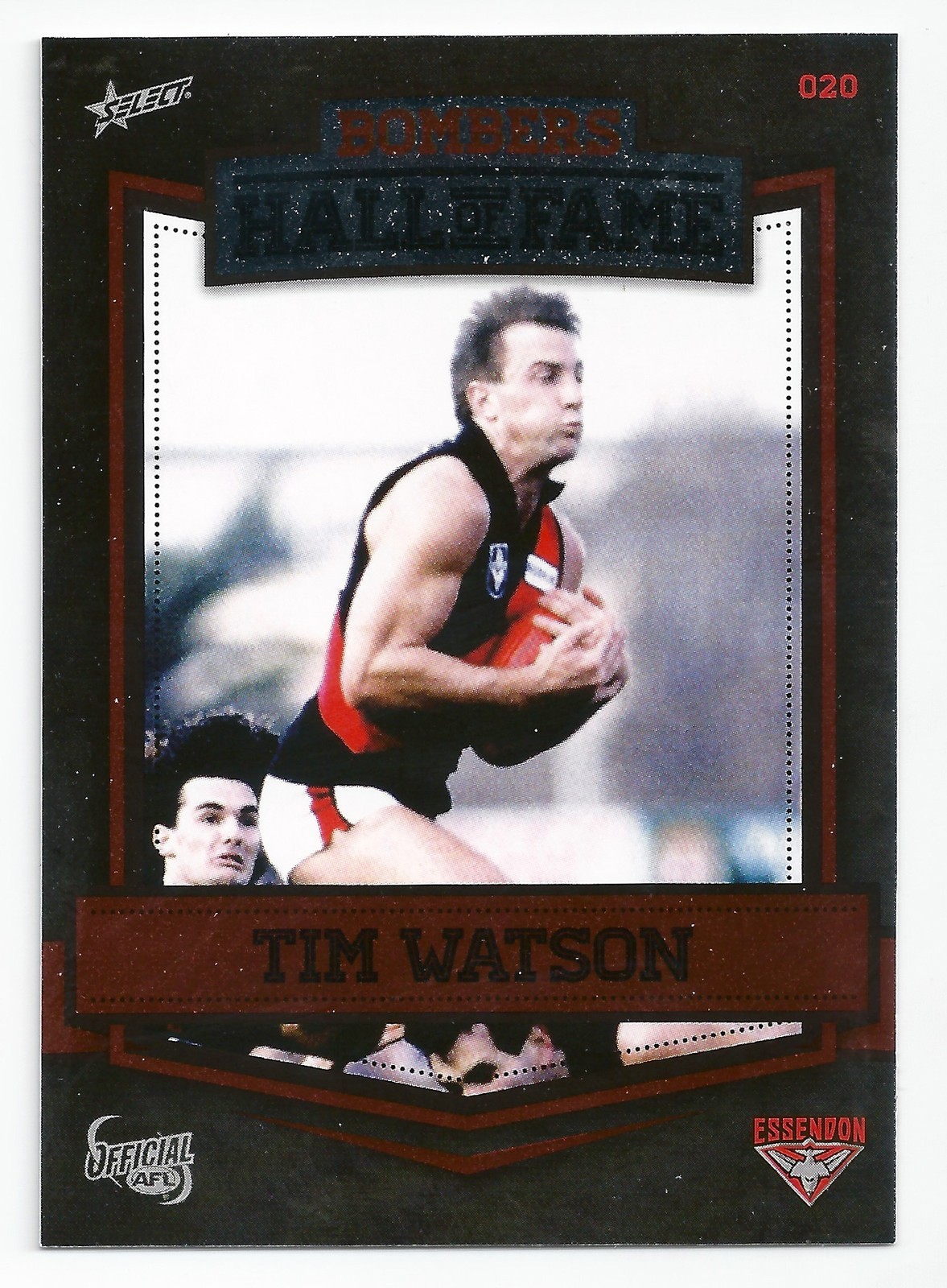 Essendon Hall of Fame (020) Tim WATSON | eBay Australia