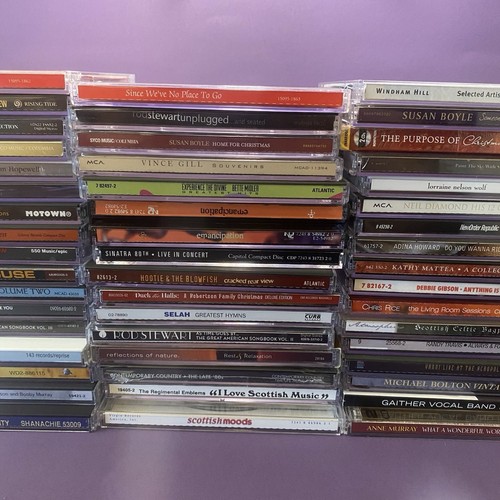 Huge Lot of 100 Assorted CDs Various Genres Original Artwork Case ...