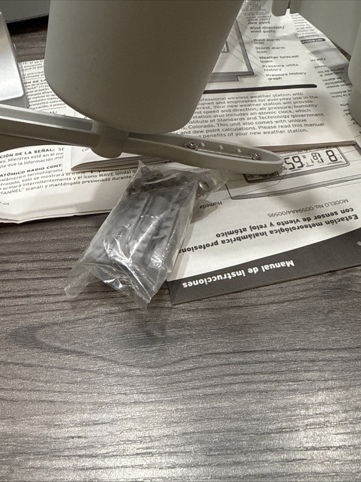 NEW in OPEN BOX ACU-RITE DELUXE WIRELESS WEATHER STATION with WIND ...